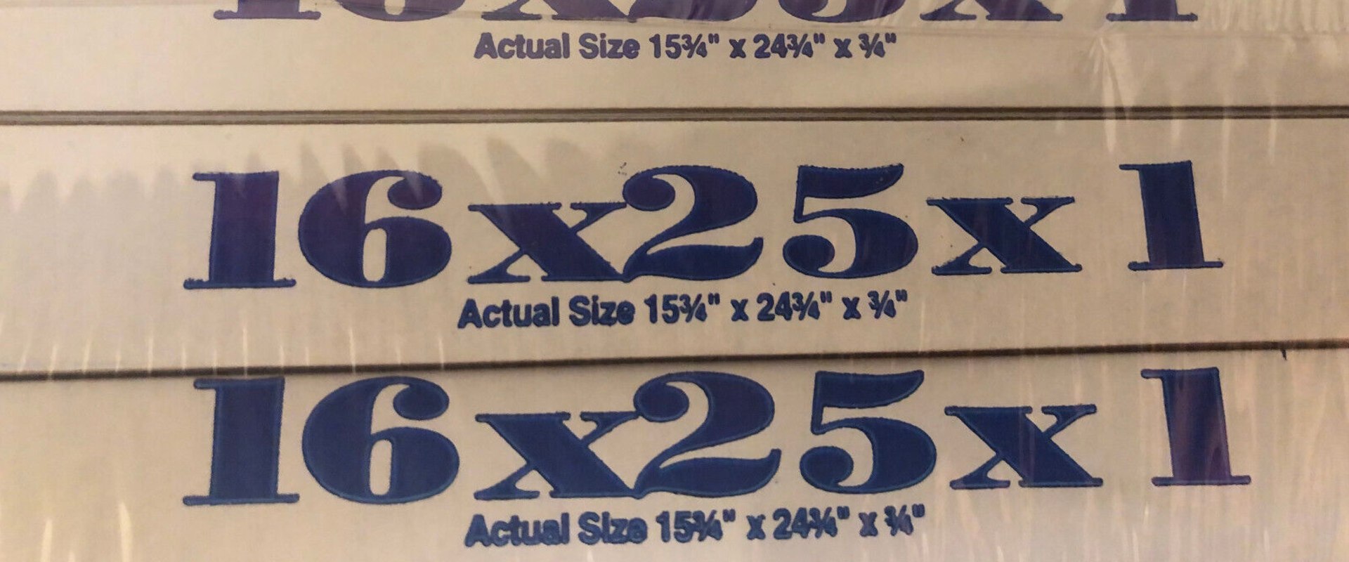 Understanding 16x25x1 Air Filter Sizes
